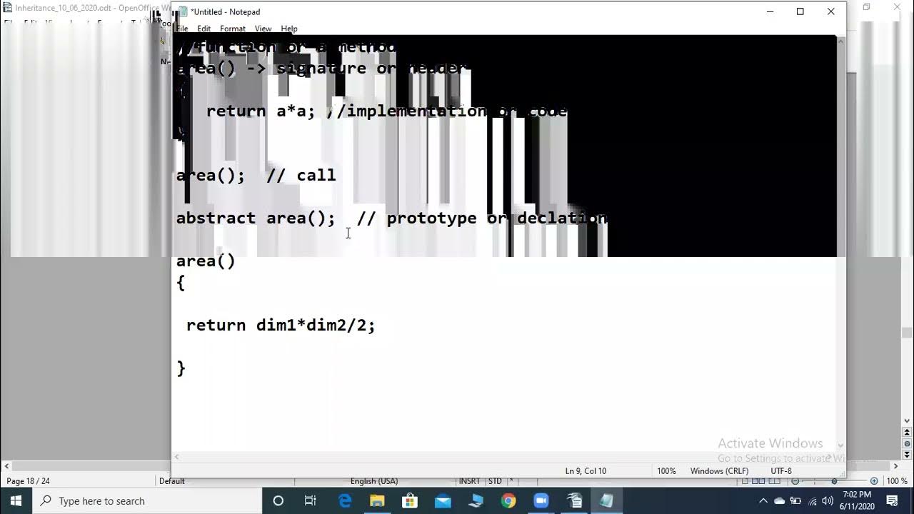 Abstract classes and methods in Java - YouTube