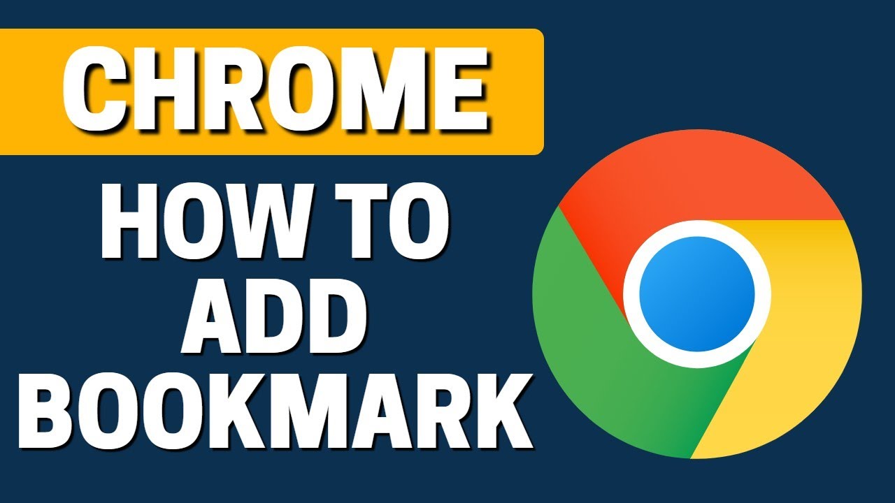 How To Add Bookmark In Google Chrome - YouTube