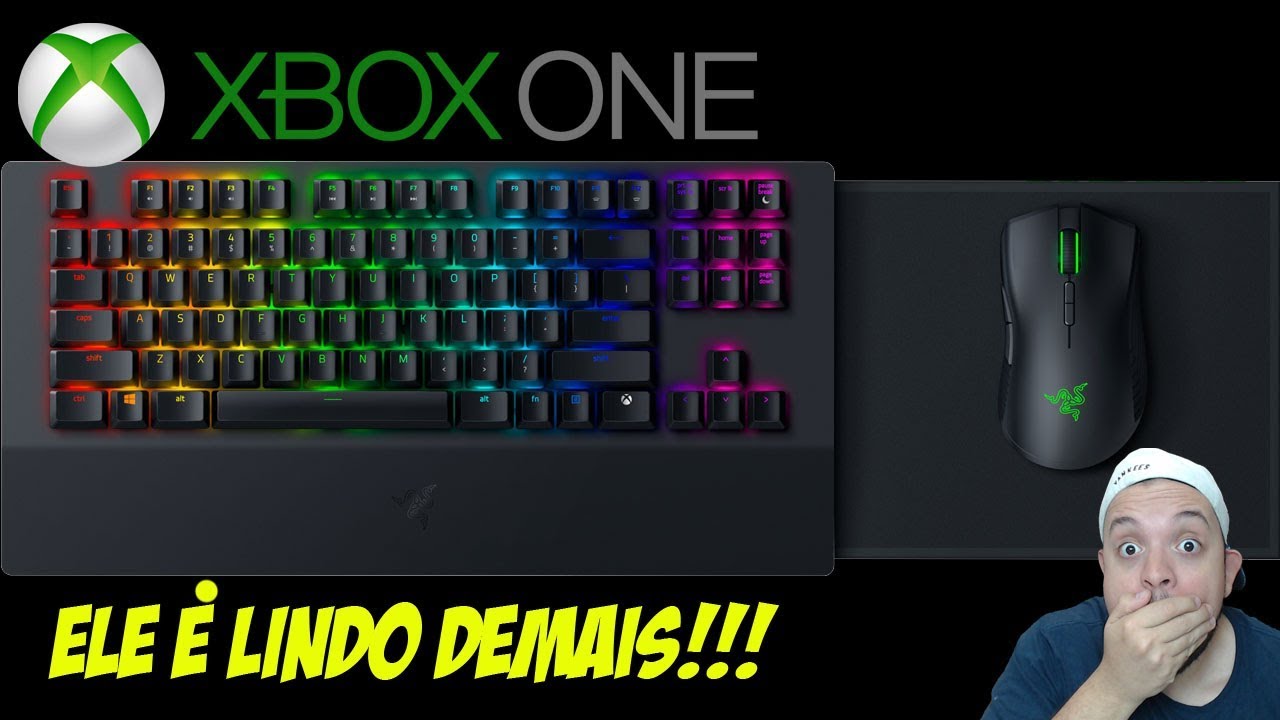 XBOX ONE - TECLADO E MOUSE RAZER TURRET JÁ DISPONÍVEL PARA A VENDA # ...
