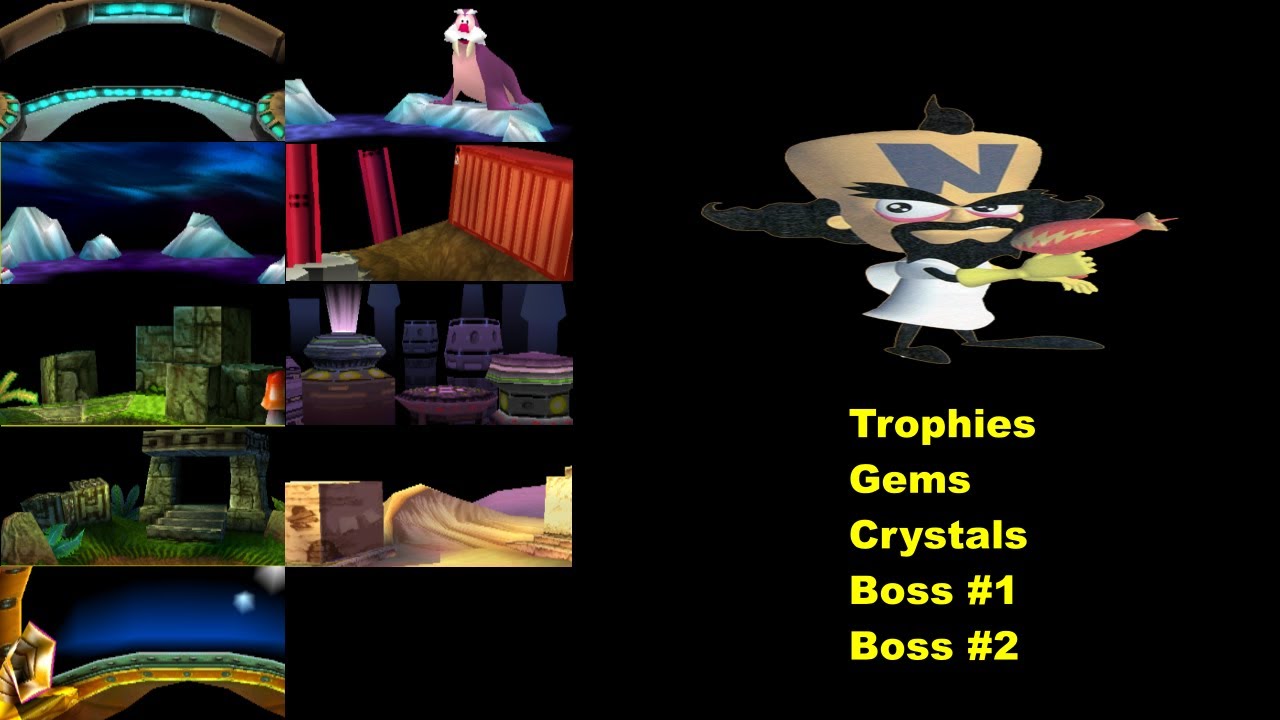 Crash Bandicoot Carnival Cortex Adventure Mode 200% parte 1 - YouTube