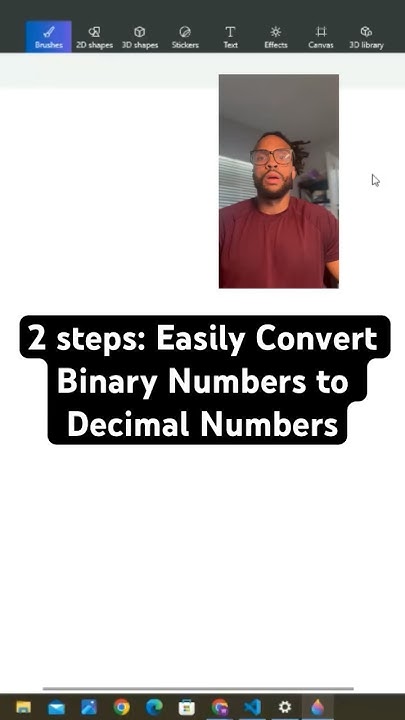 2 Steps: Easily Convert Binary Numbers To Decimal Numbers - YouTube