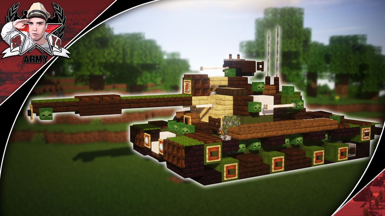 Minecraft: Cold War M48A1 "Patton" | Main Battle Tank Tutorial - YouTube