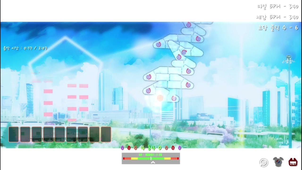 [ADOFAI CUSTOM] Nor - Usagi Flap ( By 길냥 ) - YouTube