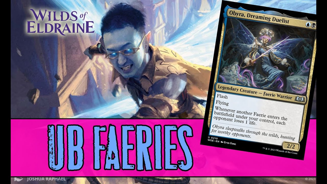 А теперь займемся МАГИЕЙ! UB Faeries Wilds of Eldraine Standard Deck ...