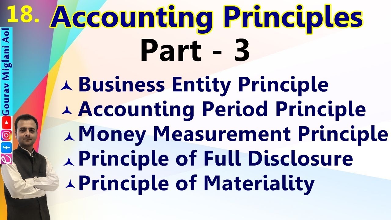 Money Measurement Principle, Principle of Full Disclosure, Principle of ...
