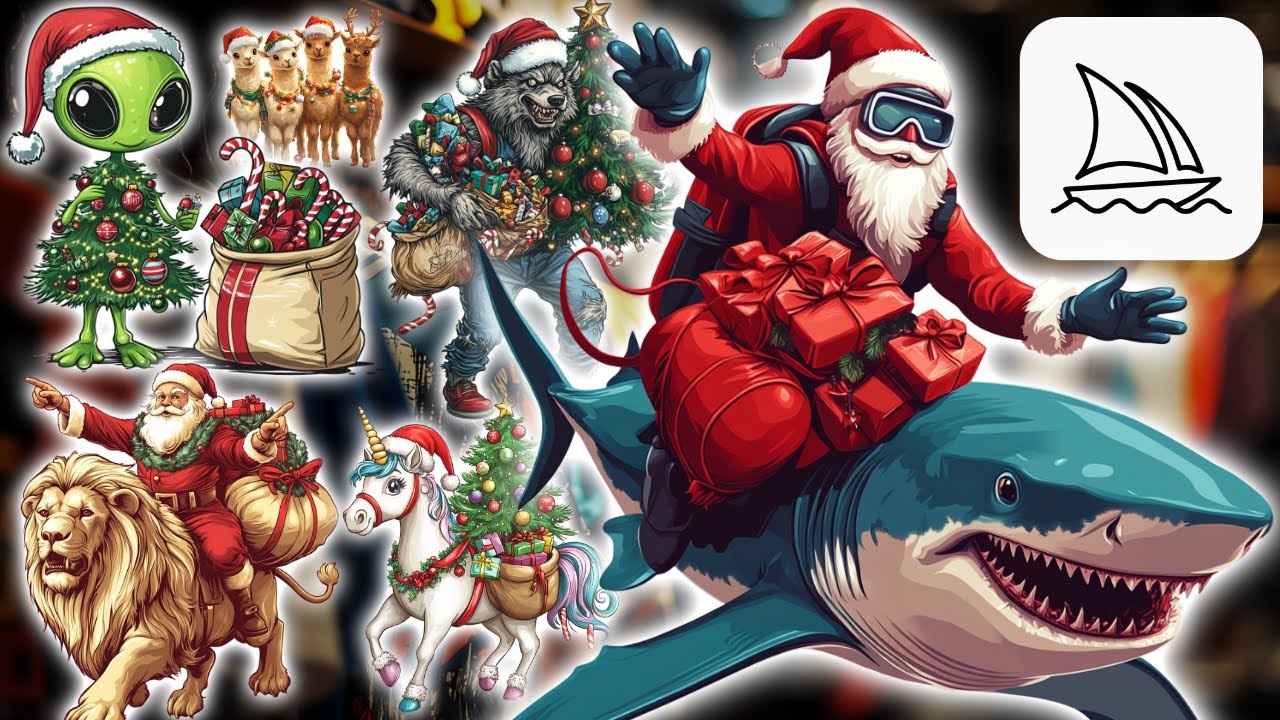 AI Christmas Graphics for Print-On-Demand (Step-by-Step Tutorial) - YouTube