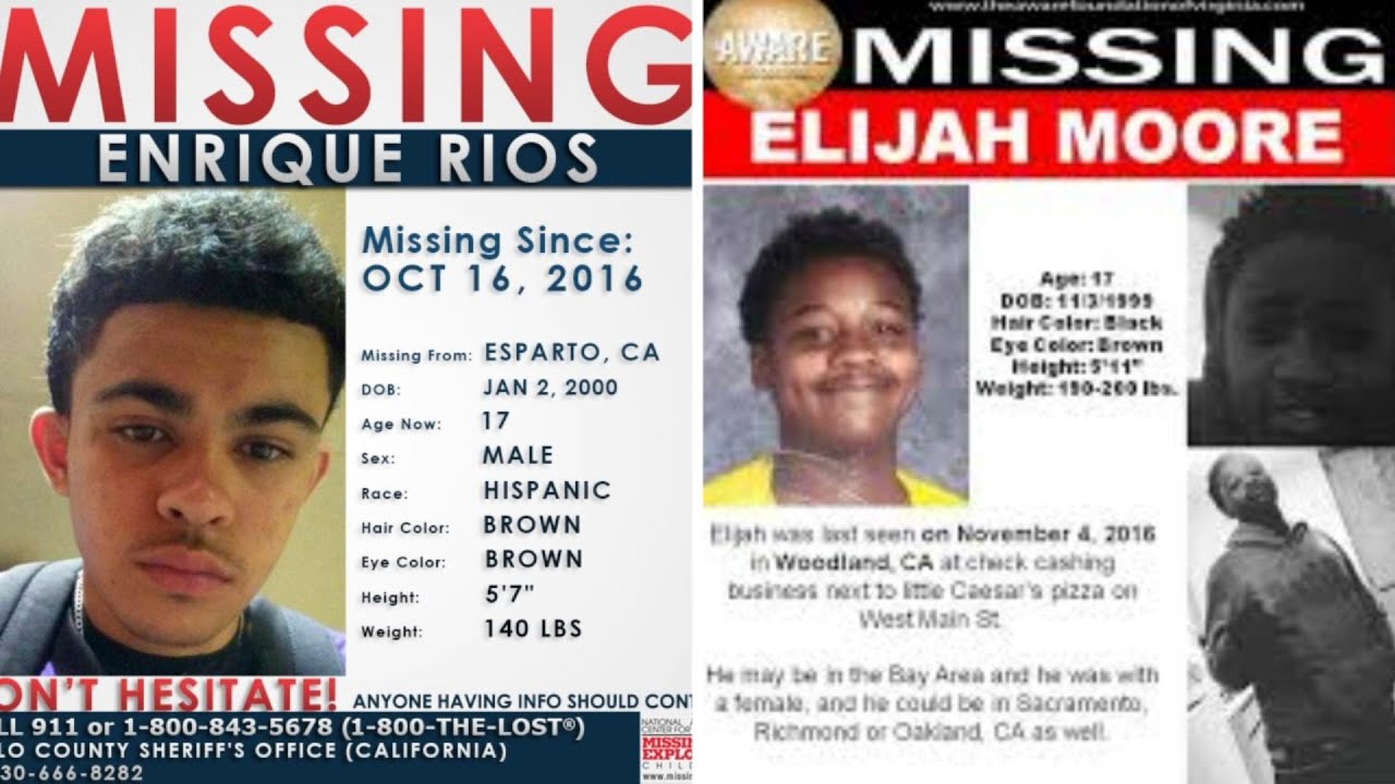 Missing Enrique Rios and Elijah Moore 3 min shareable - YouTube
