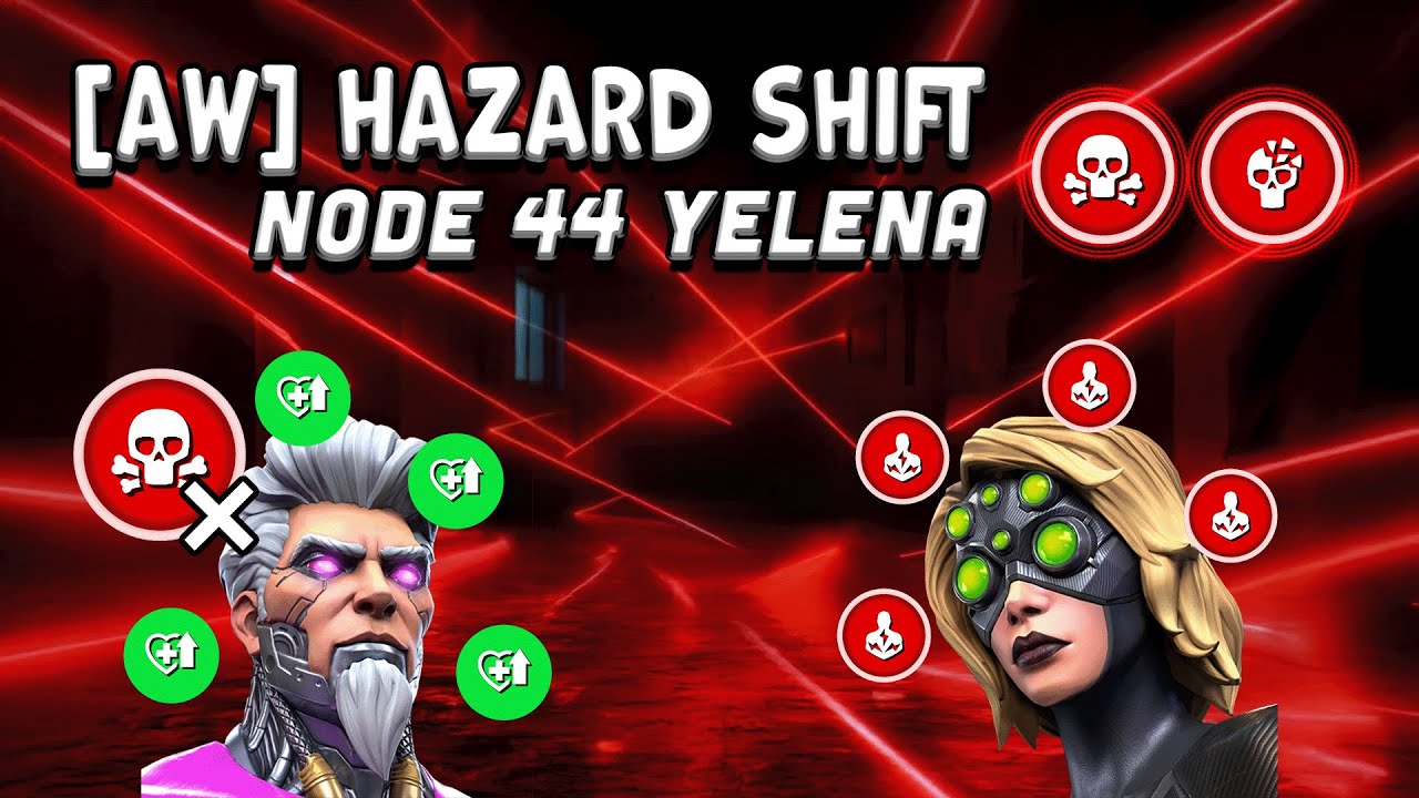 Mcoc Alliance War Node 44 Hazard Shift Yelena Belova Mini Boss vs ...