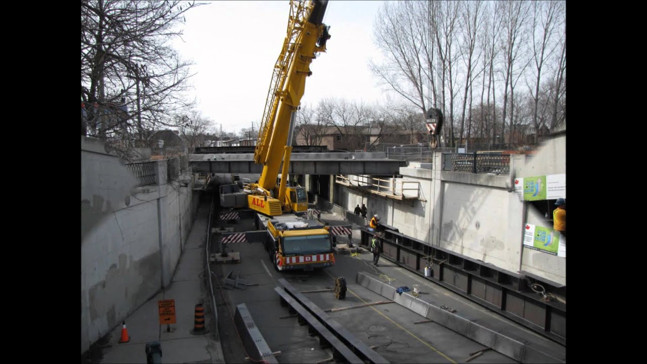 GO Transit Lansdowne Bridge - YouTube