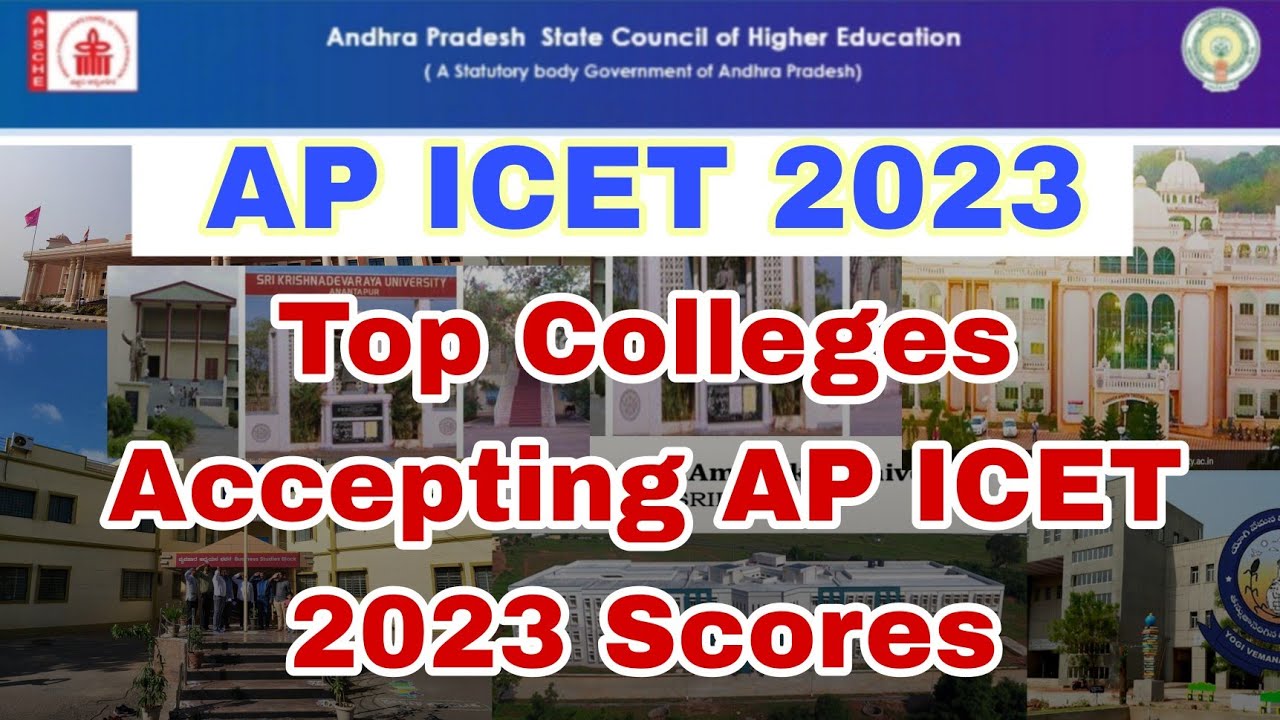 Top Colleges Accepting AP ICET 2023 Scores || Top MBA/MCA Colleges ...