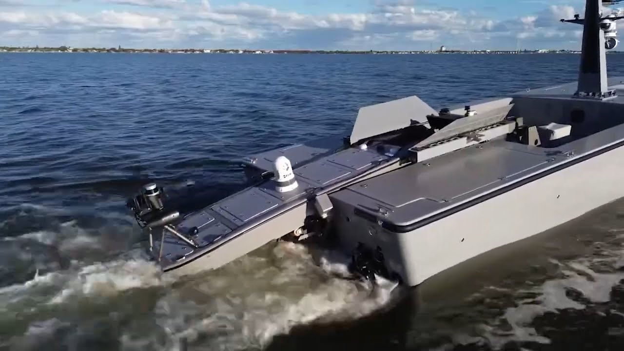 Autonomous Launch and Recovery of USVs from USVs - YouTube