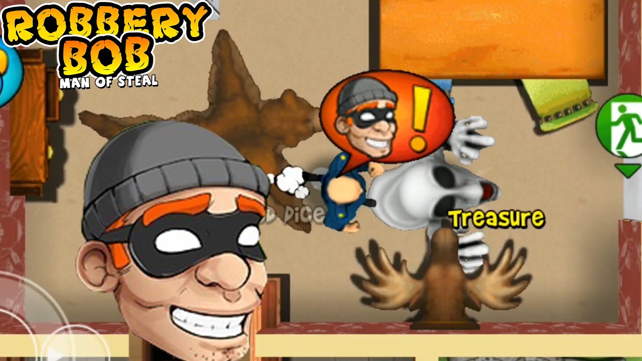 Robbery bob 1 – Costume Mario Ghost Using Rotten Donut #5 - YouTube
