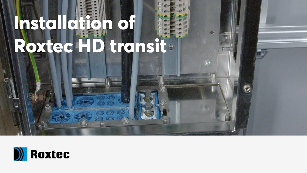 Installation of a Roxtec HD transit - YouTube