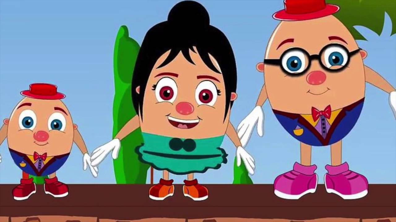 HUMPTY DUMPTY - Childrens Nursery Rhymes - British English - YouTube