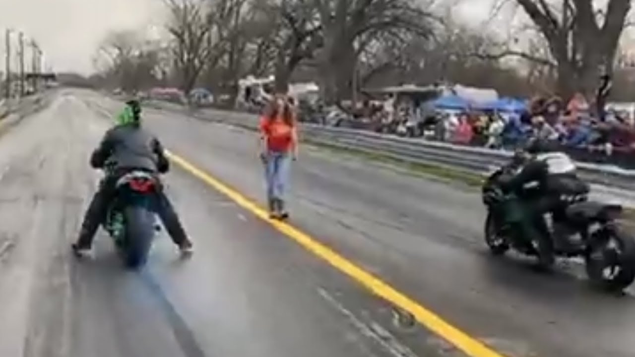 JJ's Arm Drop | Motorcycle race at Little River Dragway 2021 - YouTube