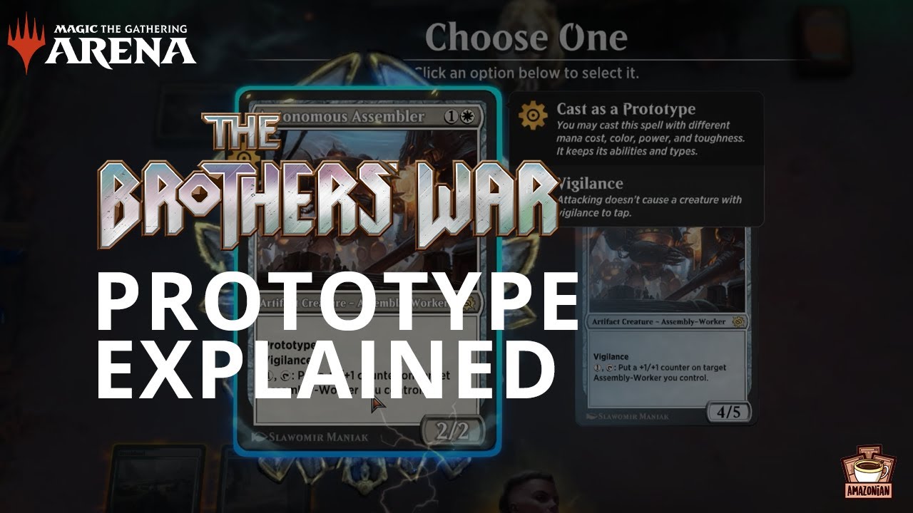 Prototype Mechanic With Amazonian | The Brothers' War | MTG Arena - YouTube