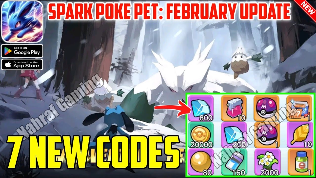 Spark Poke Pet New Gift Codes 2025 | Spark Poke Pet Codes - How To Redeem Code - YouTube