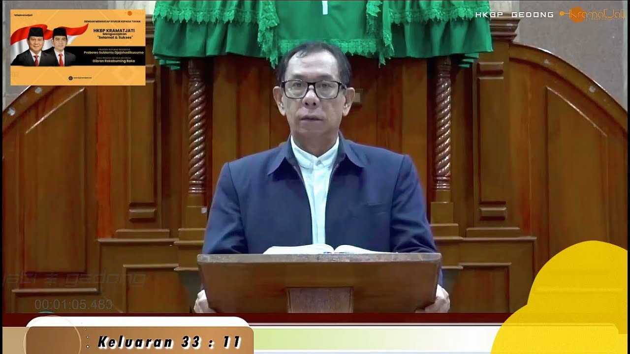 Renungan Harian Keluaran 33 : 11 (22 OKT 2024) Pdt Eben Sihardo ...