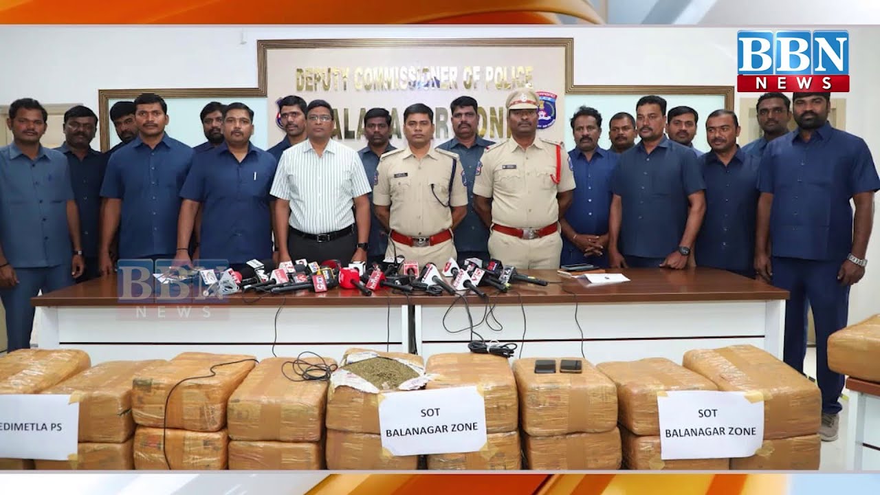 400 KG Ganja Seized By Telangana Police – Balanagar News | BBN NEWS ...