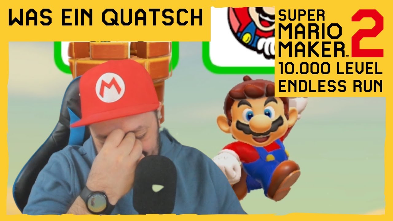 1713+ | 10K Endless RUN | 10000 Level Mario Maker 2 Challenge - YouTube