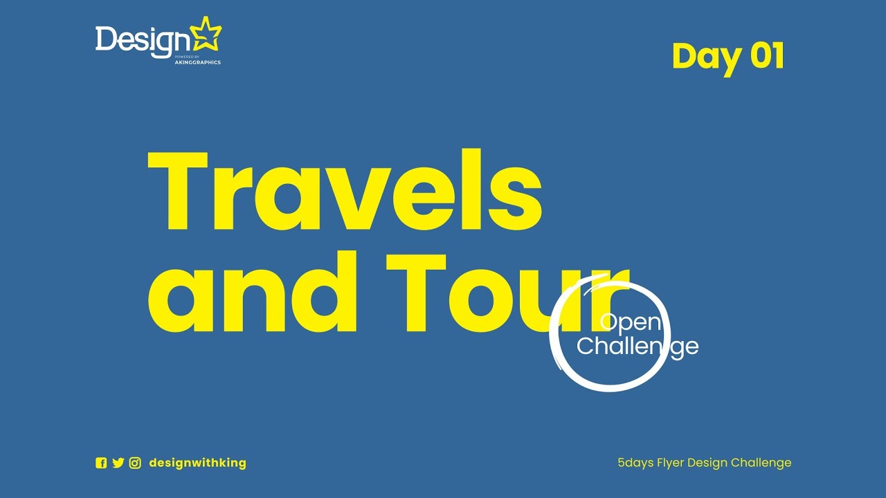 Basic Flyer Design - Day 01 - YouTube