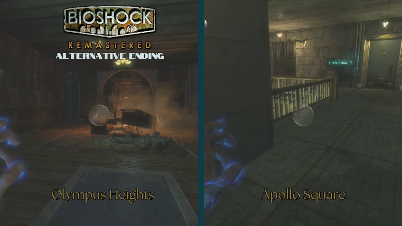Bioshock | Alternative Ending | Olympus Heights and Apollo Square - YouTube