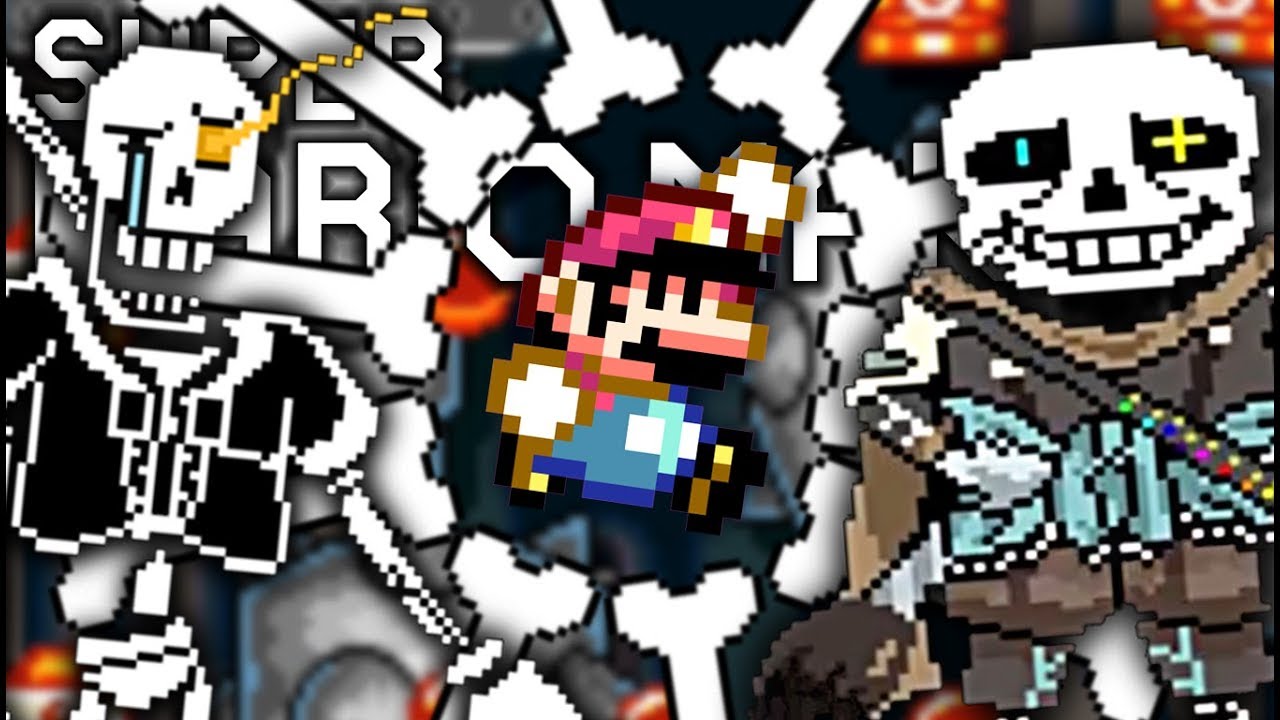 THE ULTIMATE DISBELIEF PAPYRUS AND INK SANS BATTLES!! | Super Mario ...