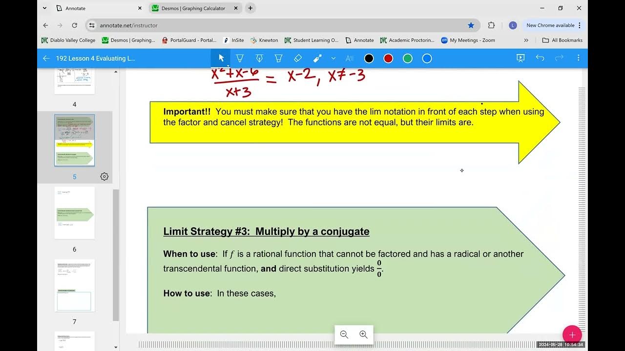 Lesson 4, part 3: Strategies for 0/0 - YouTube