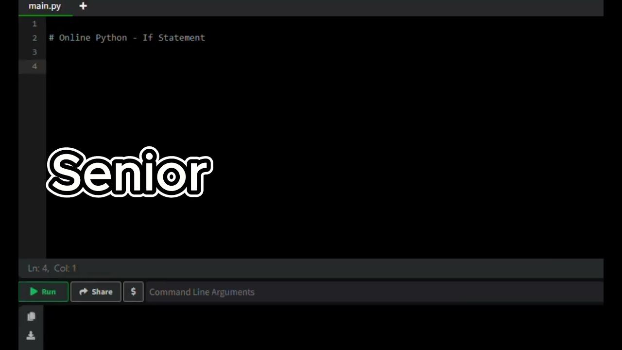 Python If Statement| Junior vs Senior | #programming #javascript #python #coding #developer # ...