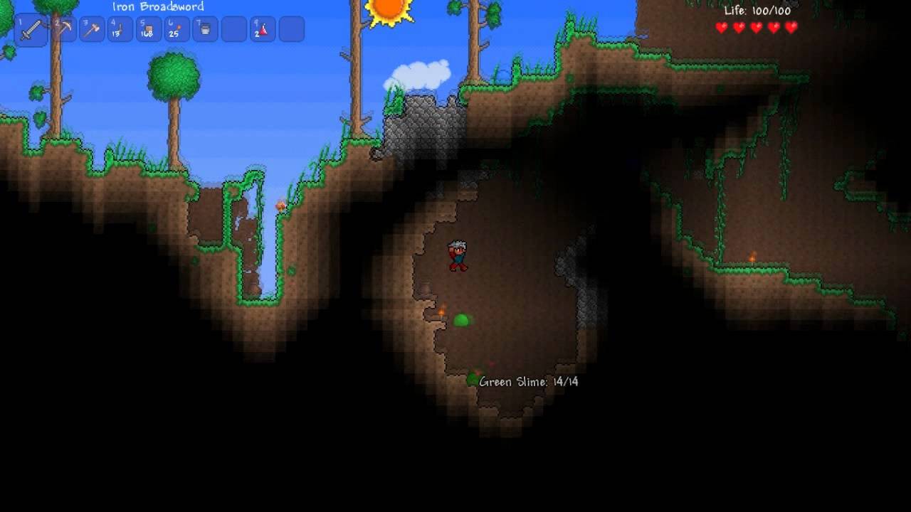 TERRARIA Com jesus! 001- Ranhoca saltitante, Coelhos suicidas e muito ...