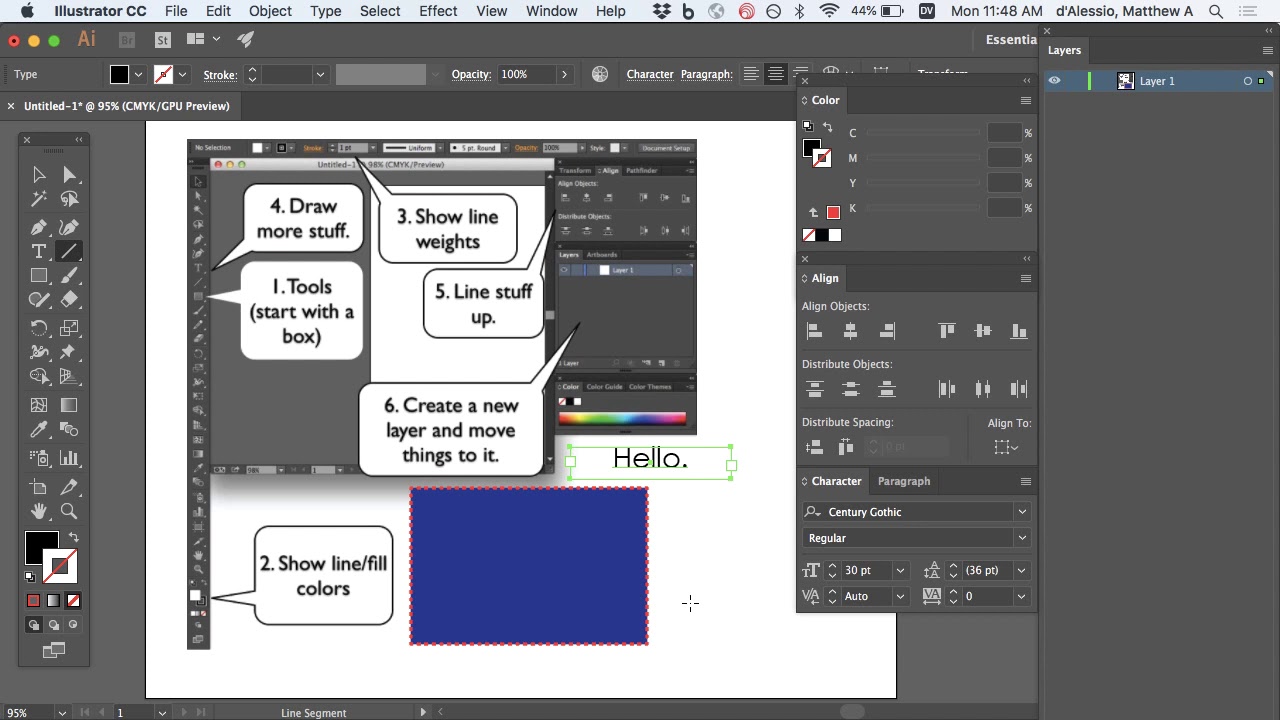 FigureAnnotationIllustrator1 - Intro To Illustrator - YouTube