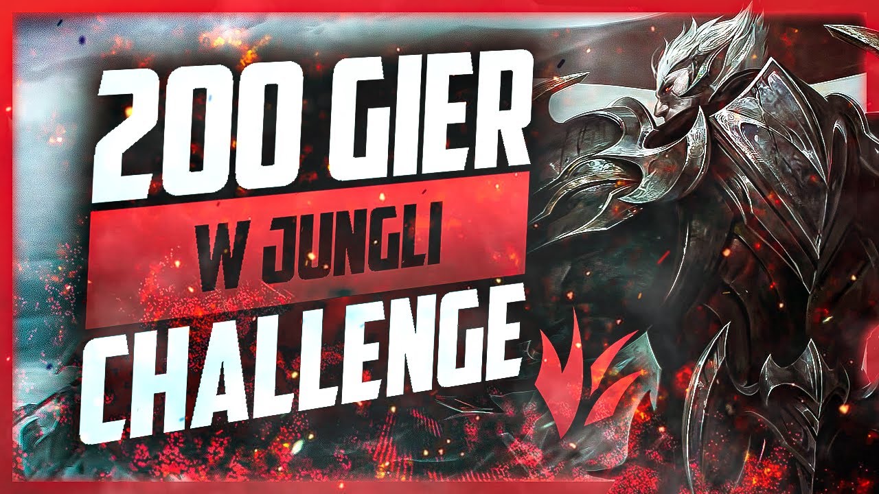 DARIUS TO NAJLEPSZY JUNGLER! 200 GIER W JUNGLI CHALLENGE - YouTube