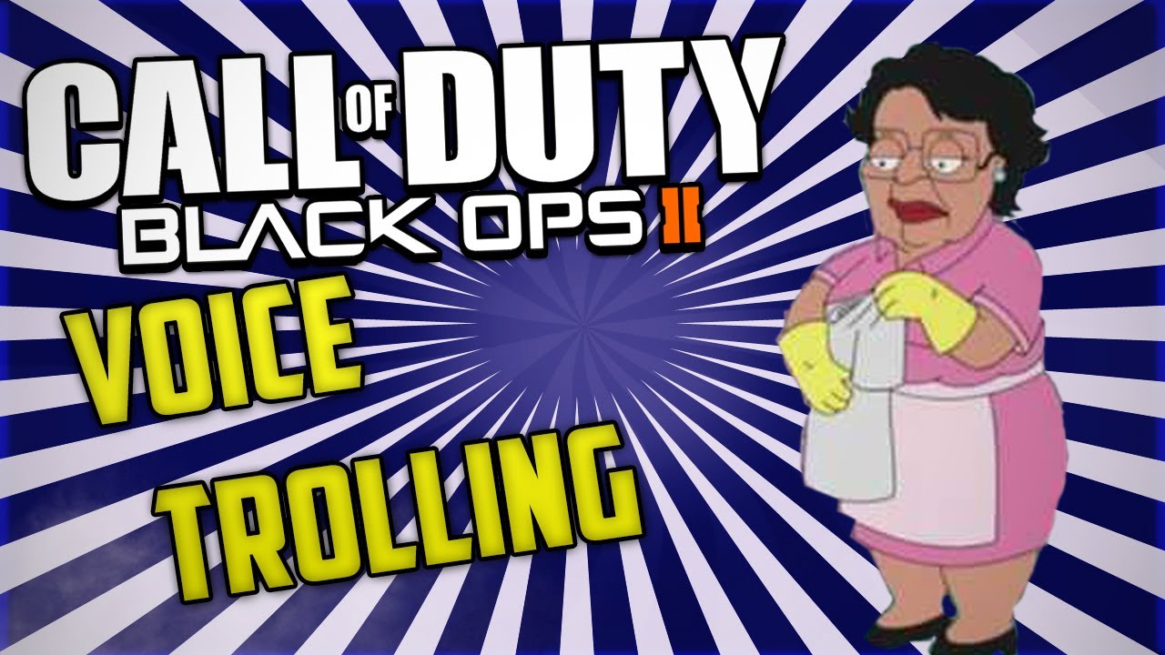 Black Ops 2 Voice Trolling- Consuela (Consuela Cleans) - YouTube