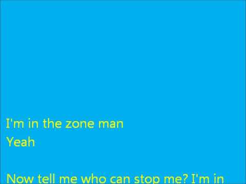 I'm in the zone song lyrics - YouTube