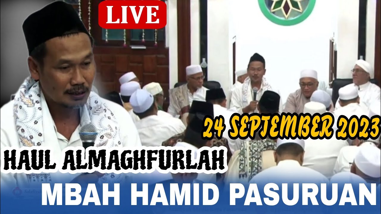 ️ LIVE GUS BAHA terbaru 24 September 2023 HAUL ALMAGHFURLAH MBAH HAMID ...