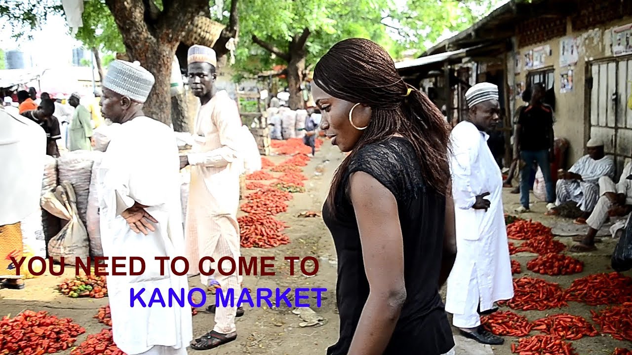 Kano open market---Tour with me in the Kano market - YouTube