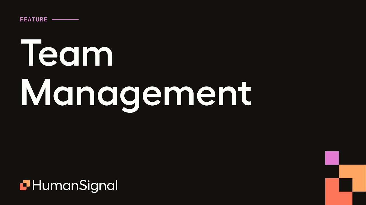Team Management in Label Studio Enterprise - YouTube