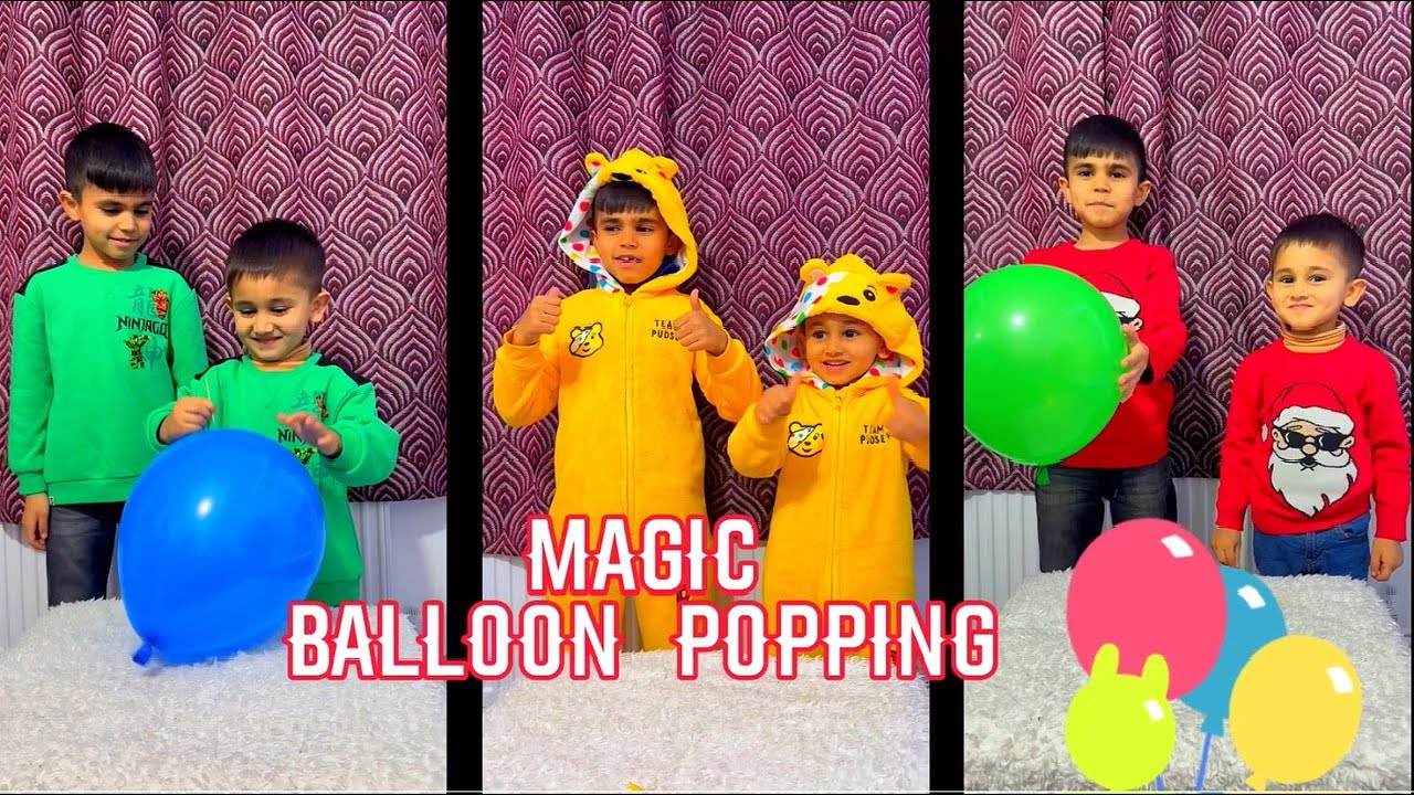 Short Video - Magic Balloons Popping - YouTube