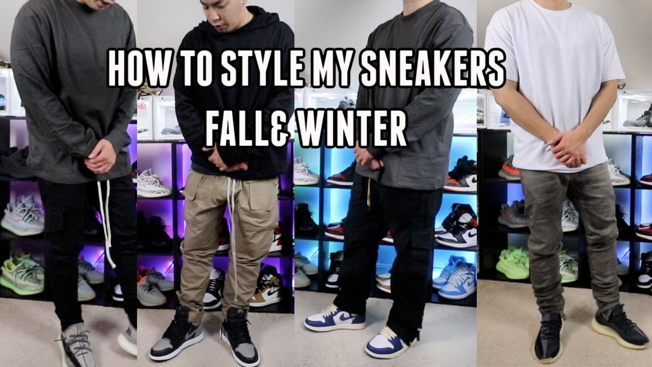 HOW TO STYLE MY SNEAKERS FALL & WINTER W/ MNML *GIVEAWAY* - YouTube