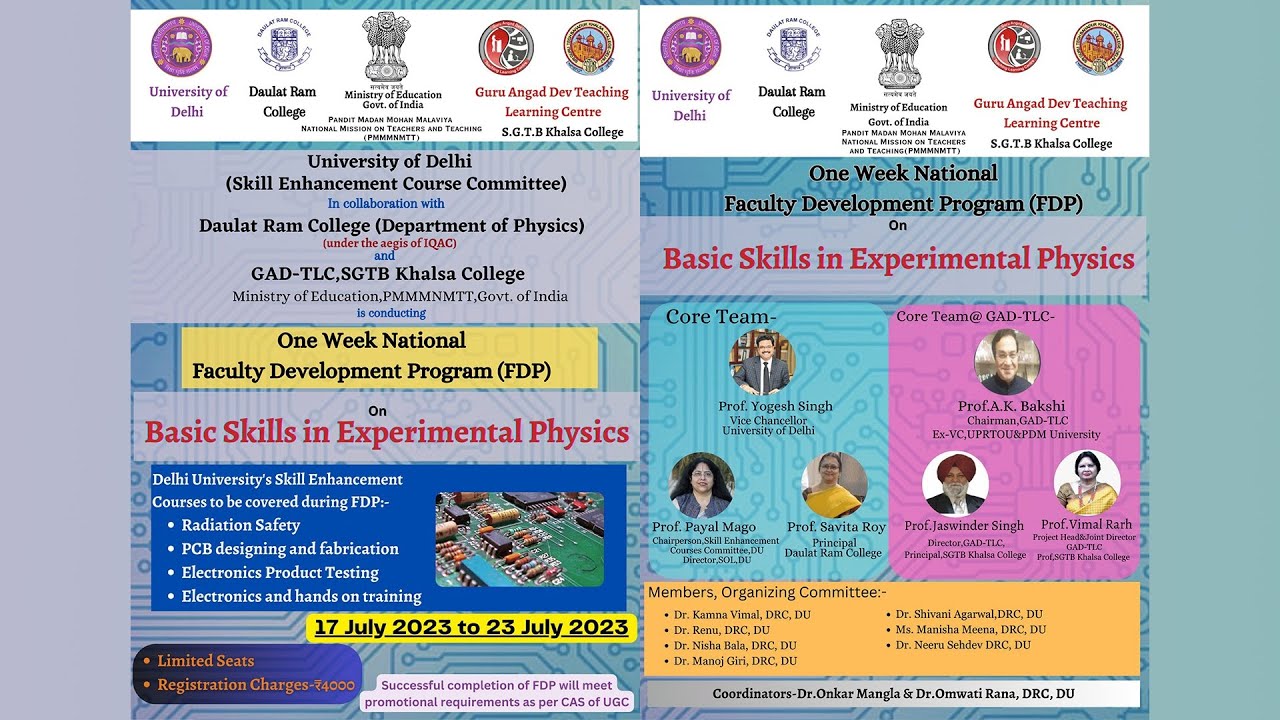 Day-1 Technical Session 1 Electronic Embedded System for Physics by ...
