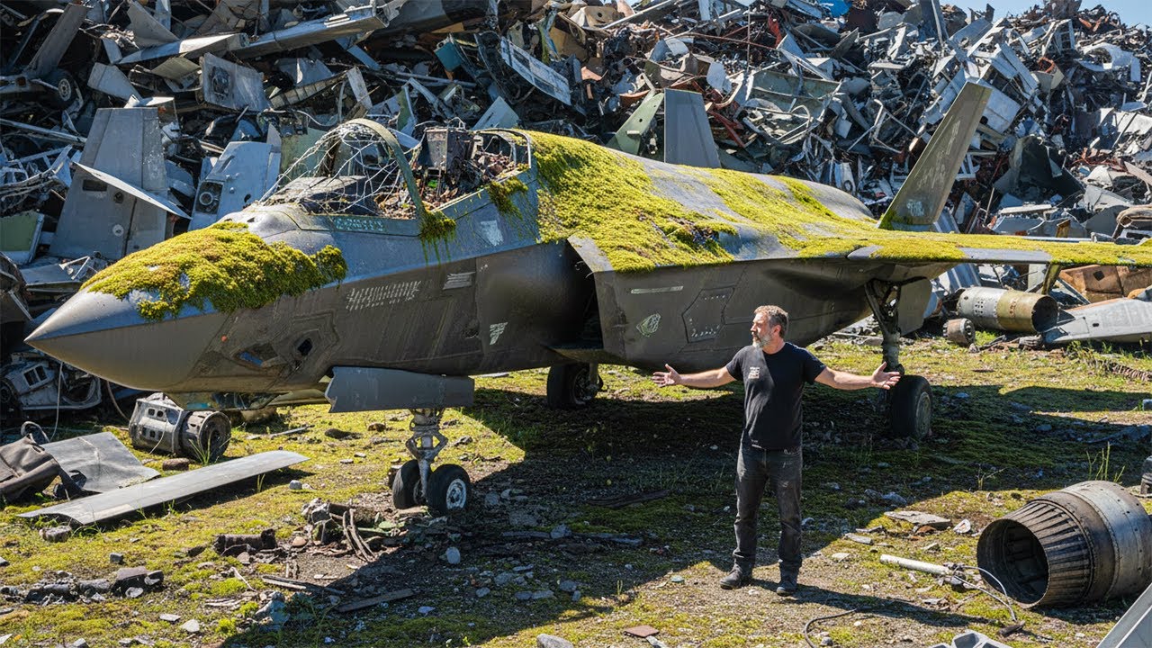 F-35 Lightning II Aircraft Restoration From Total Wreckage to New Jet ...