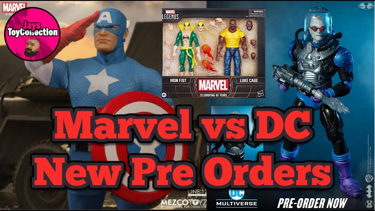 Marvel Vs DC Action Figure News | Mezco Captain America | DC Multiverse ...
