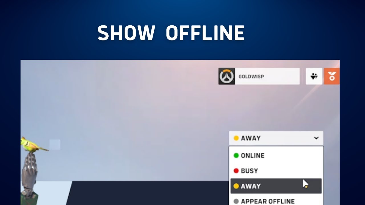 How to show offline to friends in Overwatch 2 - YouTube