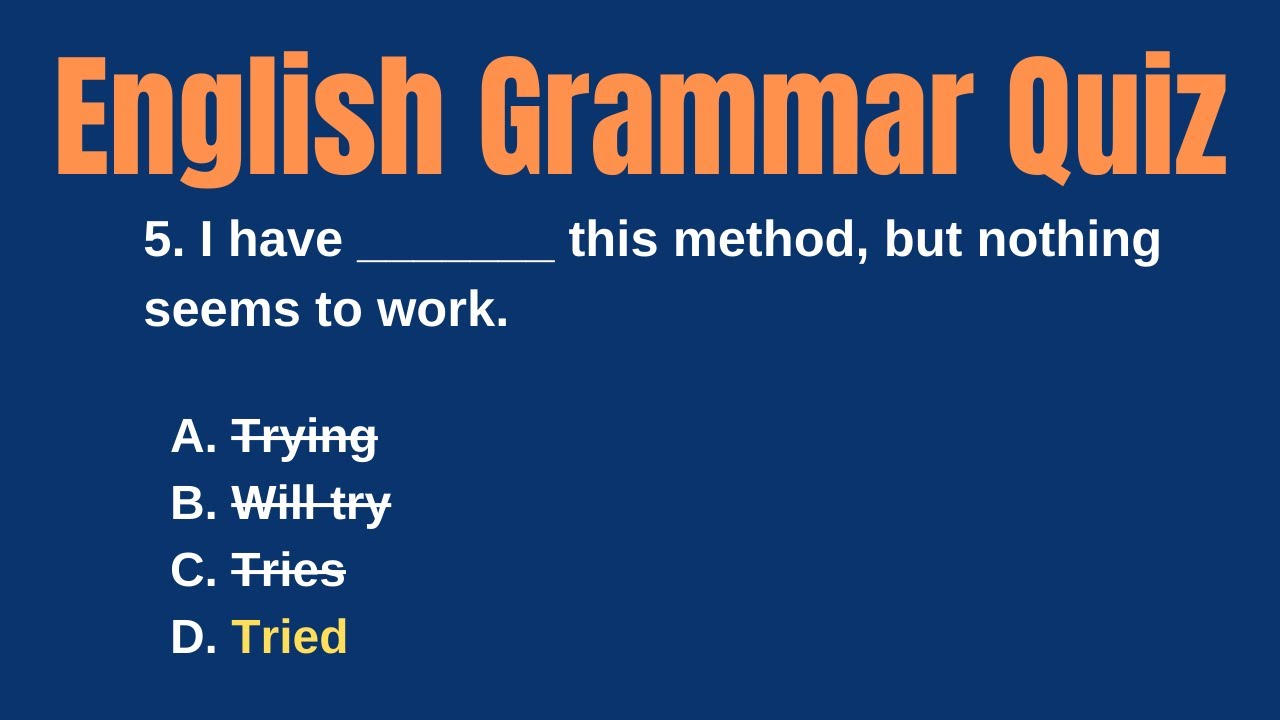 English Grammar Questions and Answers | Practice and Improve English ...