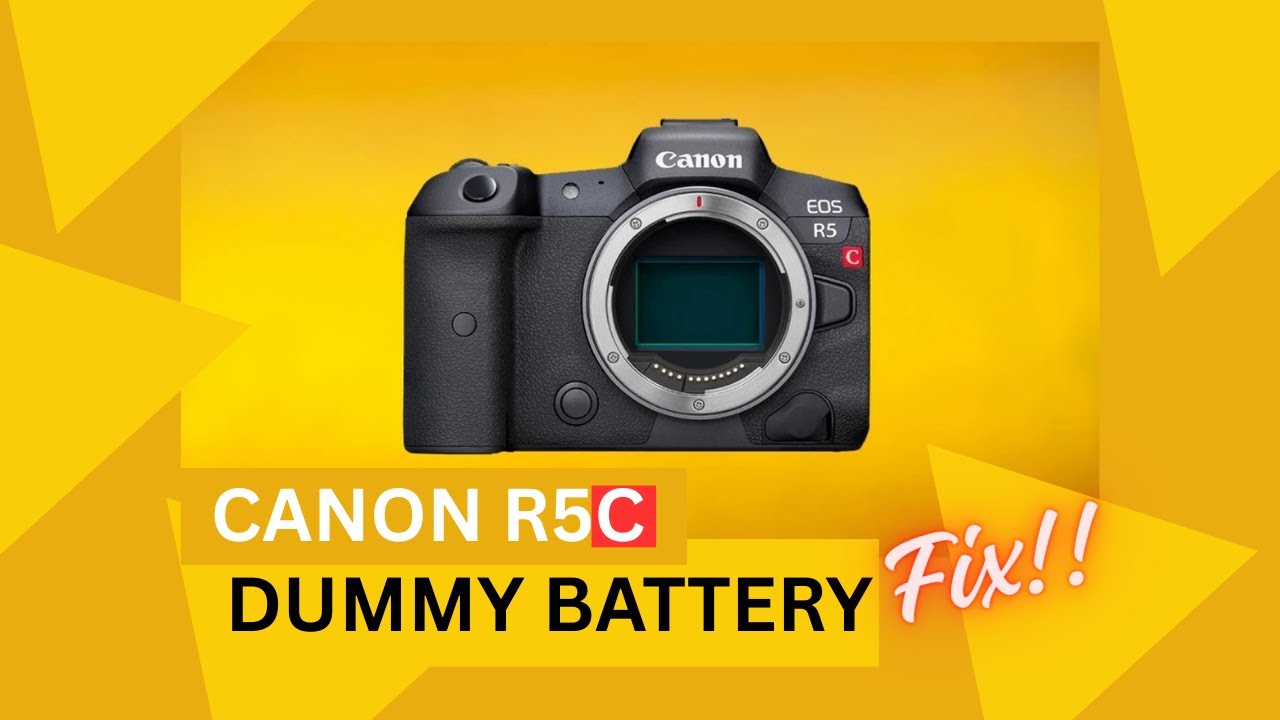 Canon R5C Dummy Battery Fix - YouTube