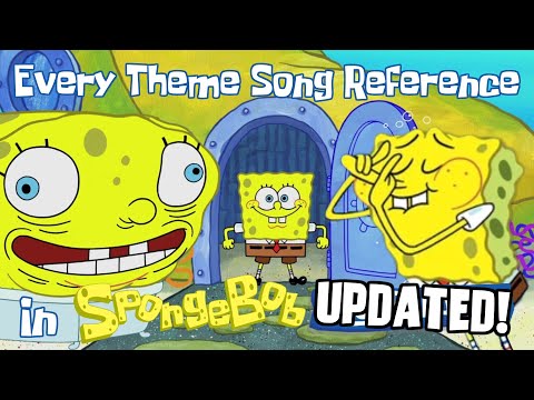 (2025 UPDATE) EVERY Theme Song Reference in SpongeBob!!!