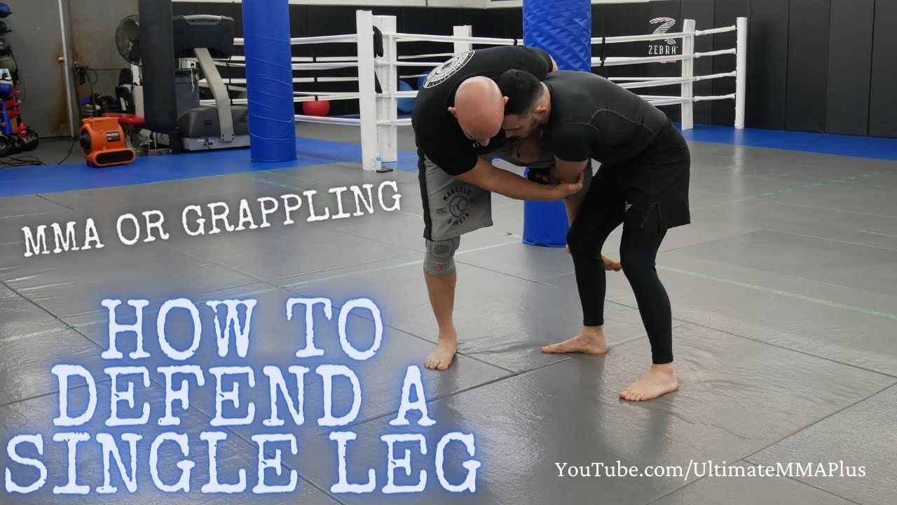 How to Defend a Single Leg - MMA or Grappling - YouTube