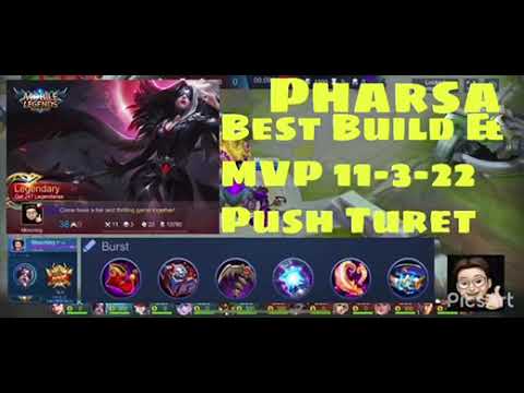 MLBB Pharsa Best Build and MVP Plays - Monching - YouTube
