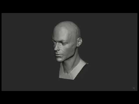 Human Head Sculpt ZBrush Timelapse - YouTube