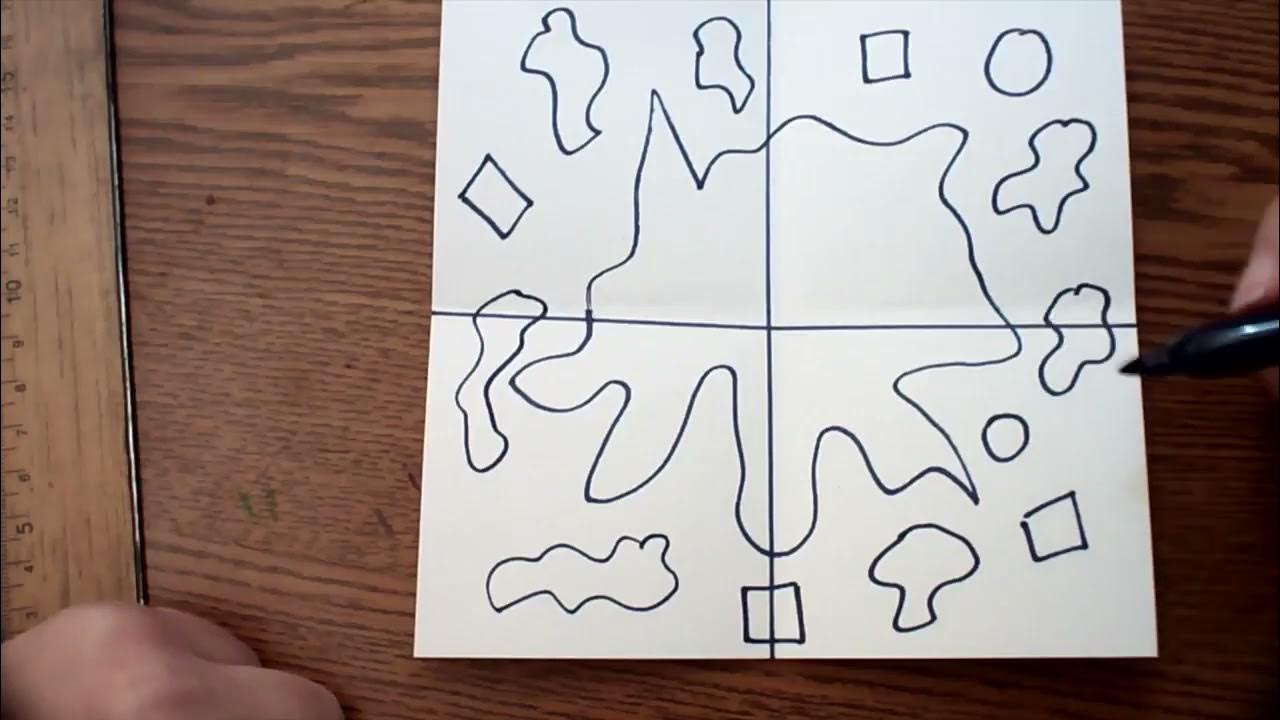 GRADE 7-Positive and negative space drawing activity - YouTube